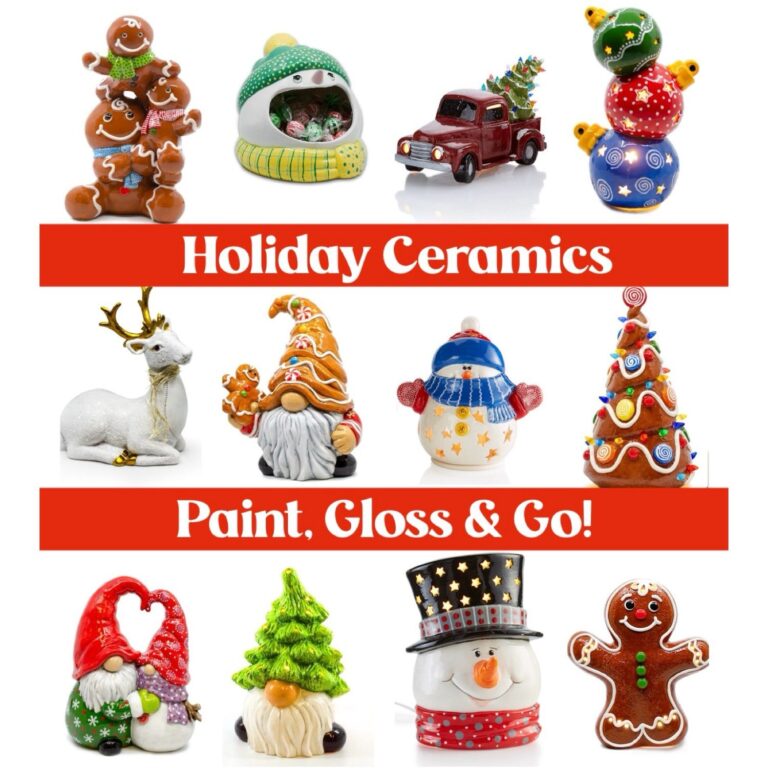 Holiday Ceramics Paint, Gloss and Go! November 8 Session 1 ...